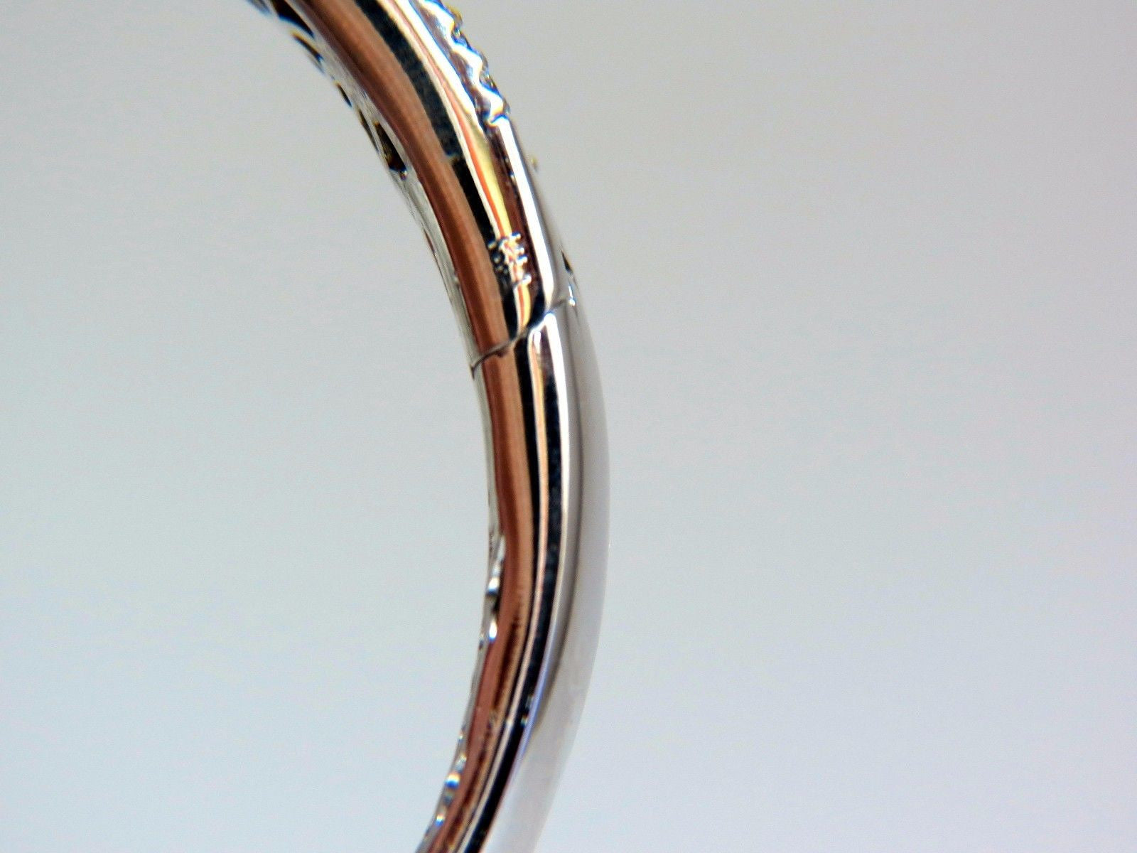 8.00ct natural round cut ruby diamonds bangle bracelet 14kt – Avis ...